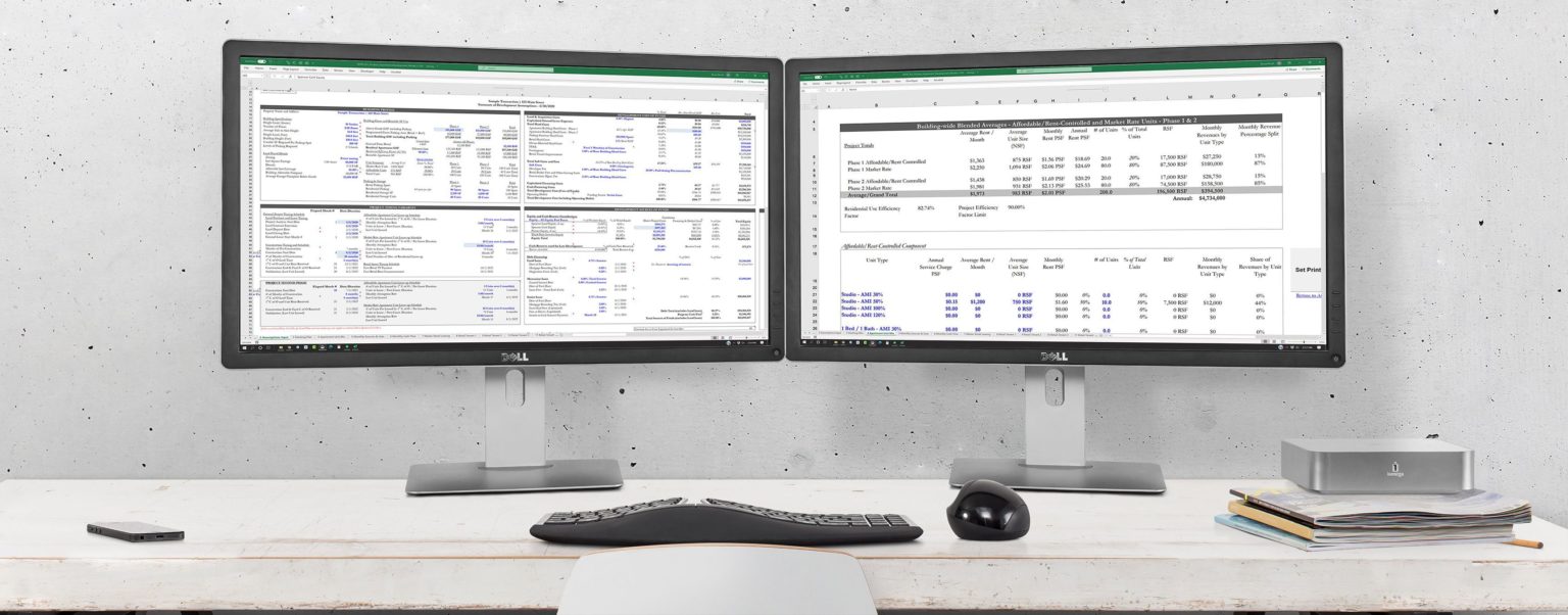 Professional Apartment Development Pro Forma Templates - Real Estate ...