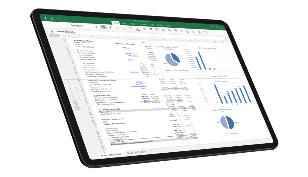 Professional Condominium Development Pro Forma Templates - Real Estate ...