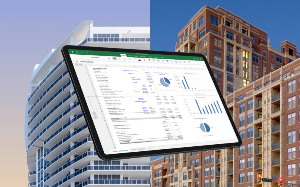 Apartment Building Ground-Up Development Pro-Forma Template Bundle ...